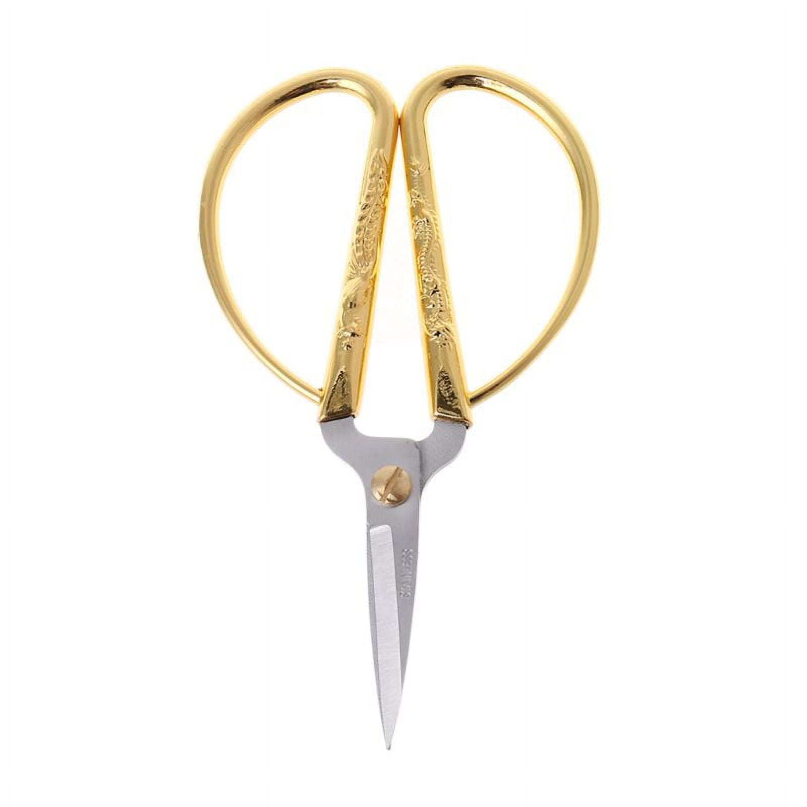 Whoamigo Gold Plated Dragon & Phoenix Relief Design Bonsai Scissors ...