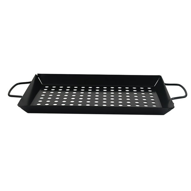 Whoamigo Grill Basket Nonstick Grill Topper with Holes BBQ Grill Trays ...