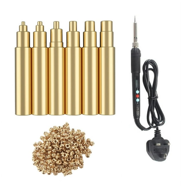 Whoamigo Heat Set Insert Tool Set with UK Iron - Walmart.com