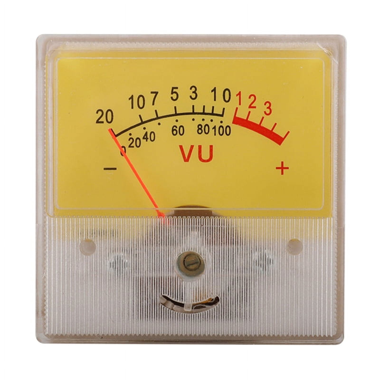 Whoamigo High Sensitivity VU Meter Yellow Panel VU Meter for Home Audio Theater Mixer - Walmart.com