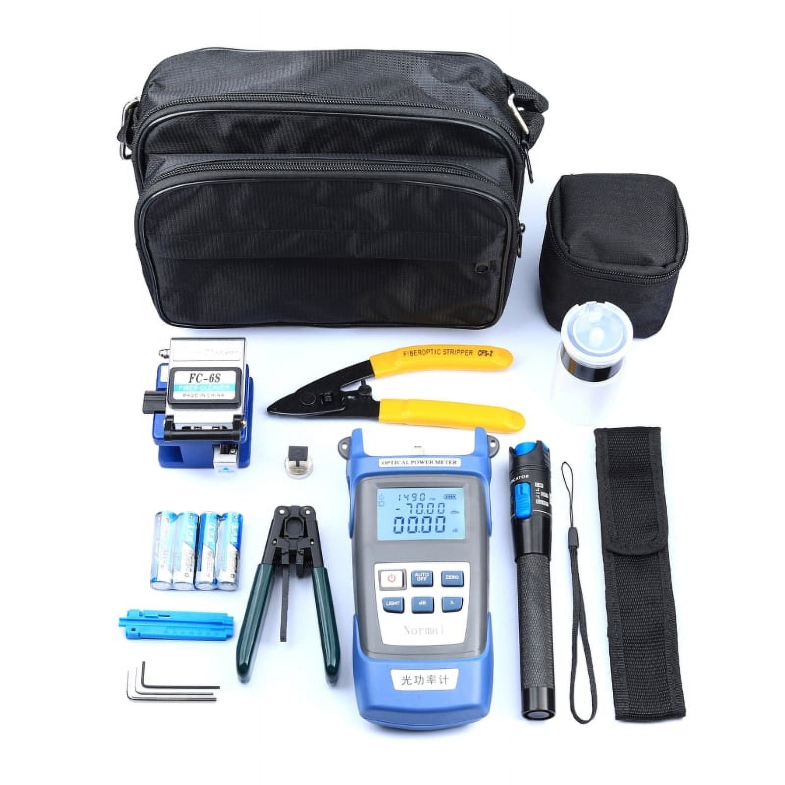 Whoamigo Multifunctional Optical Fiber Tool Kit Optical Power Meter ...
