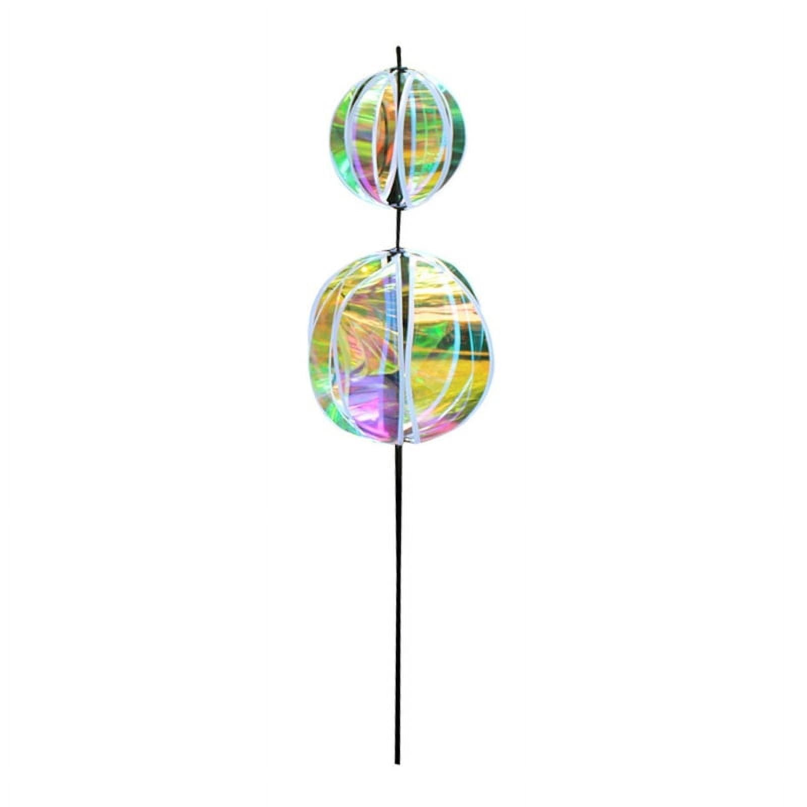 Whoamigo Reflective Pinwheels with Stakes for Garden Decor Farm Bird ...