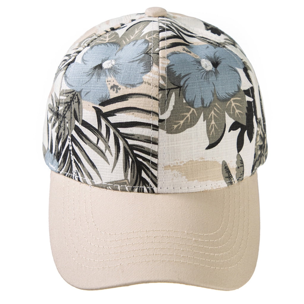 Whoamigo Unisex Summer Bohemian Baseball Cap - Tropical Leaves Floral ...