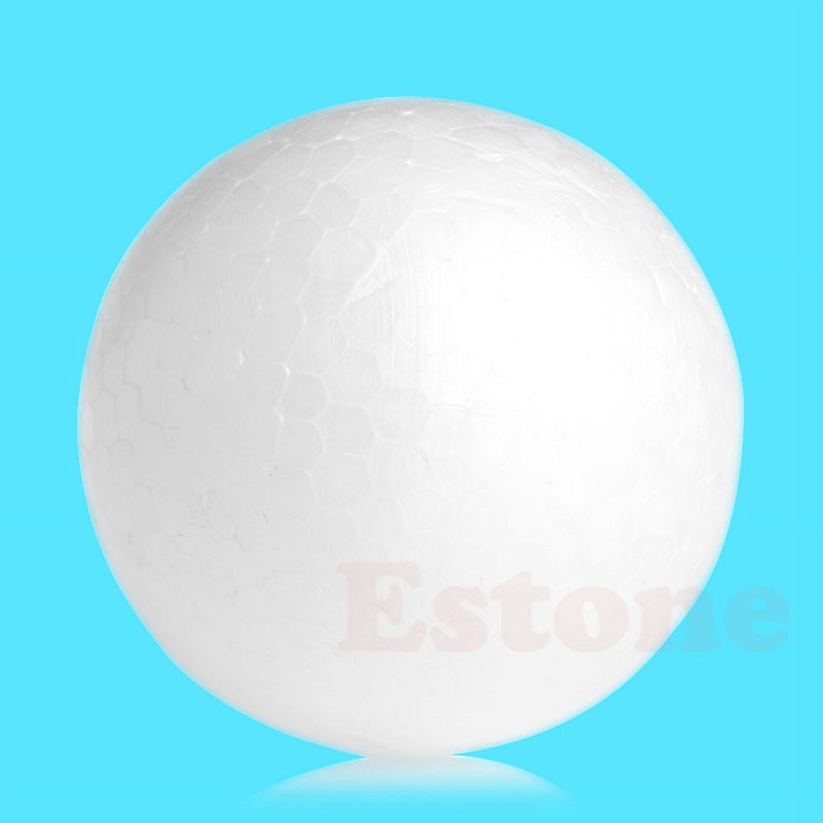 Whoamigo White Smooth Foam Balls - Polystyrene Styrofoam for Crafting ...