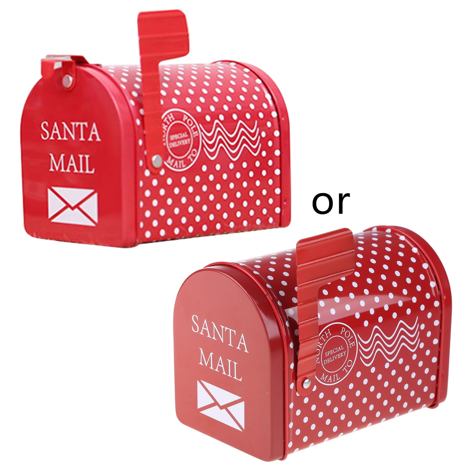 Whoamigo Winter Red Color Snowman Christmas Tree Mailbox Standard Size ...