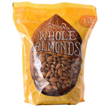 Fisher Chef's Naturals Whole Natural Almonds, 6 oz - Walmart.com