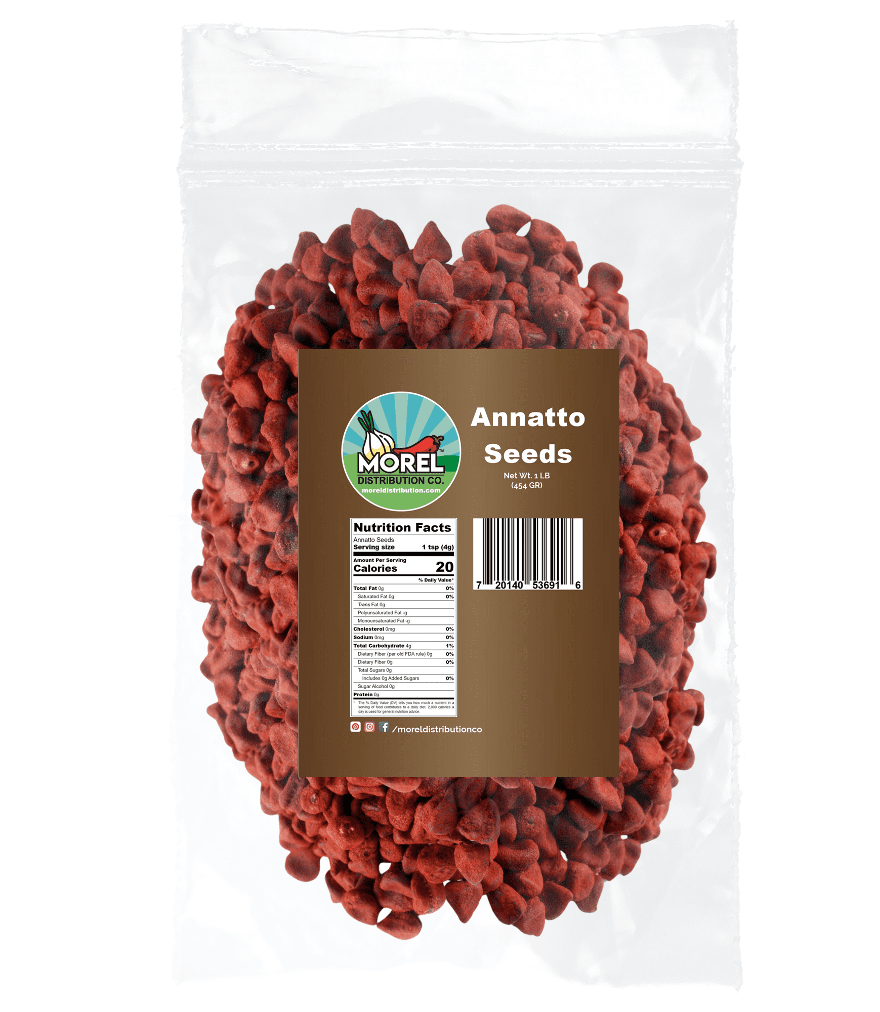 Whole Annatto Seeds, Semillas de Achiote, Bixa Orellana. 1 lb - Walmart.com