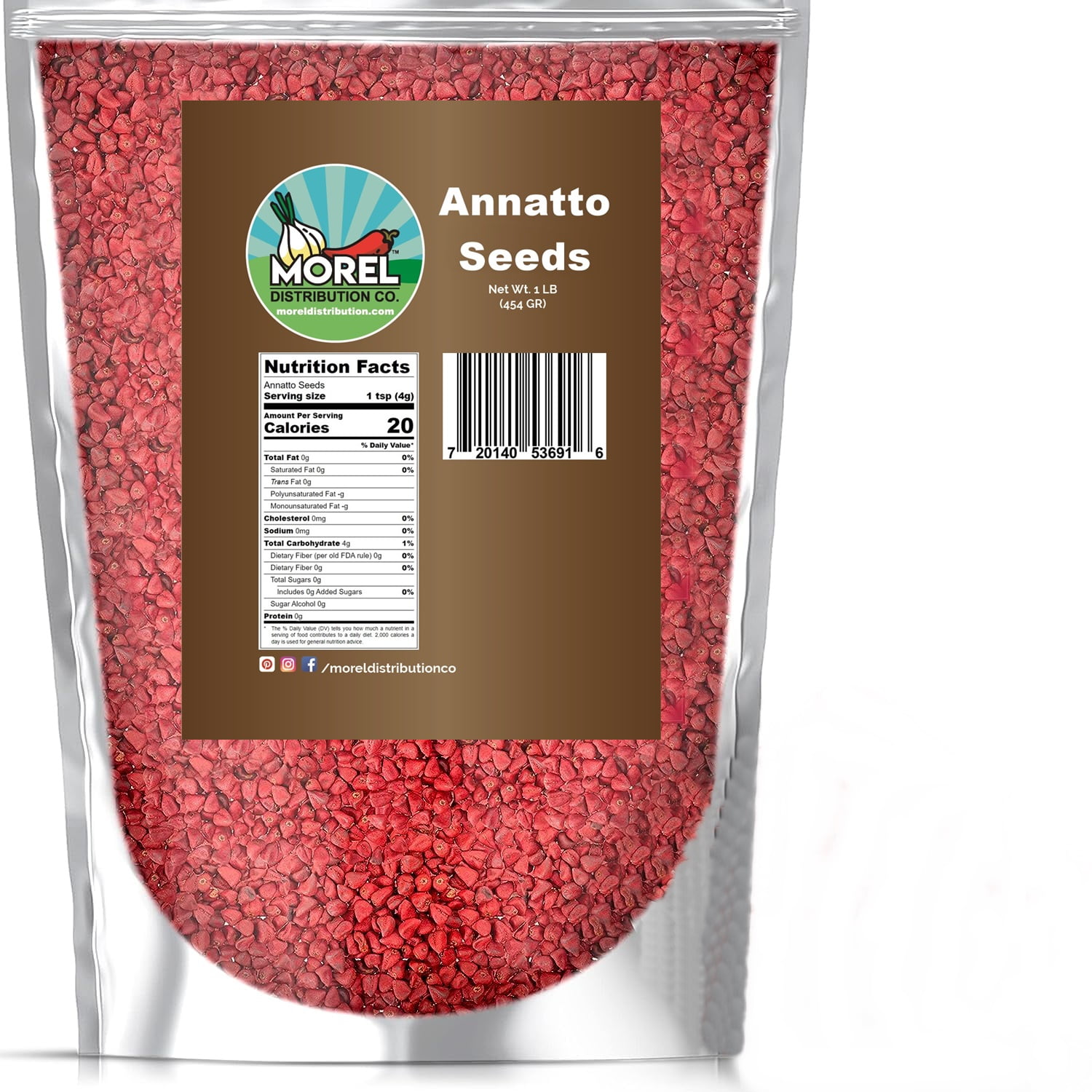 Whole Annatto Seeds, Semillas de Achiote, Bixa Orellana. 1 lb - Walmart.com
