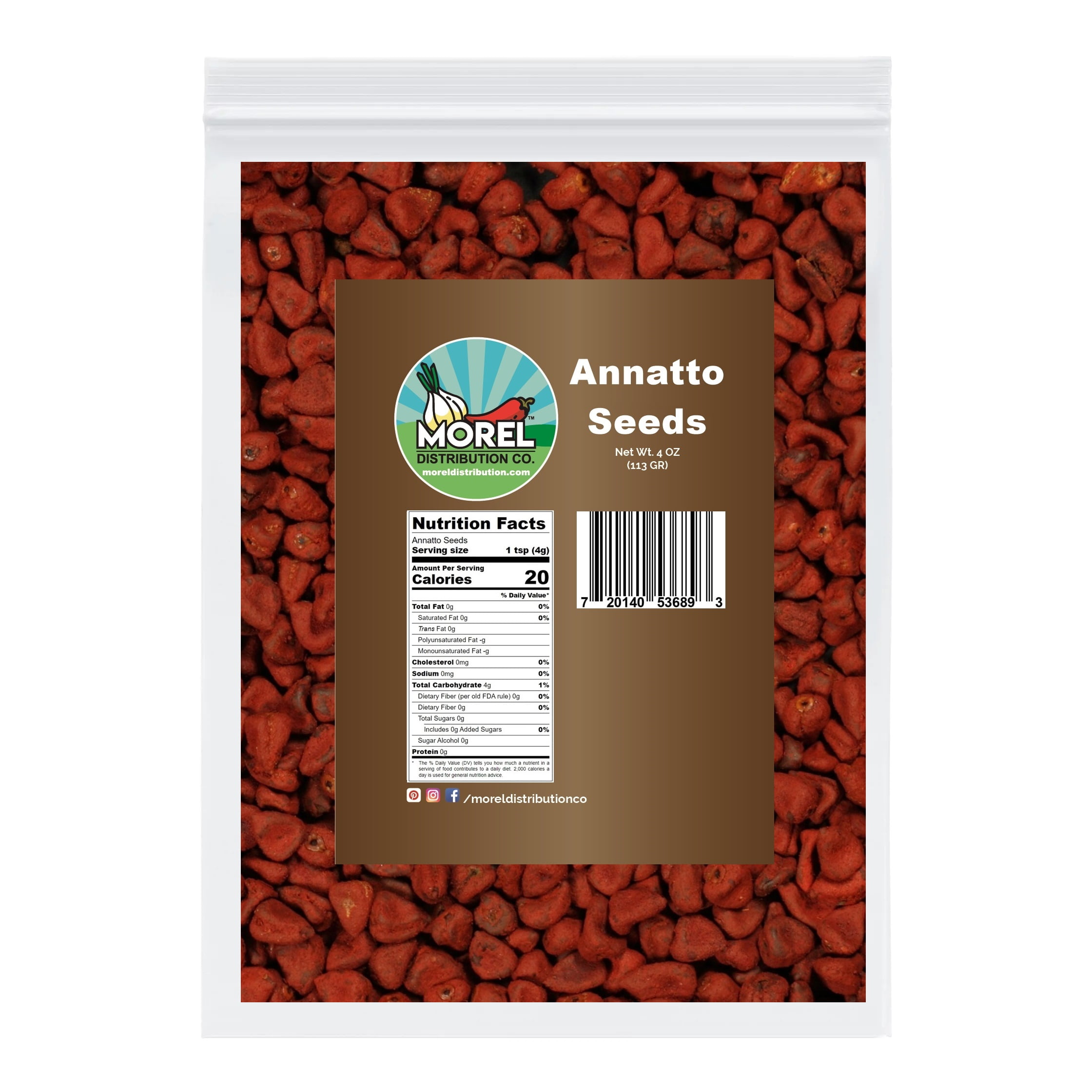 Whole Annatto Seeds, Semillas de Achiote, Bixa Orellana. 4 oz - Walmart.com
