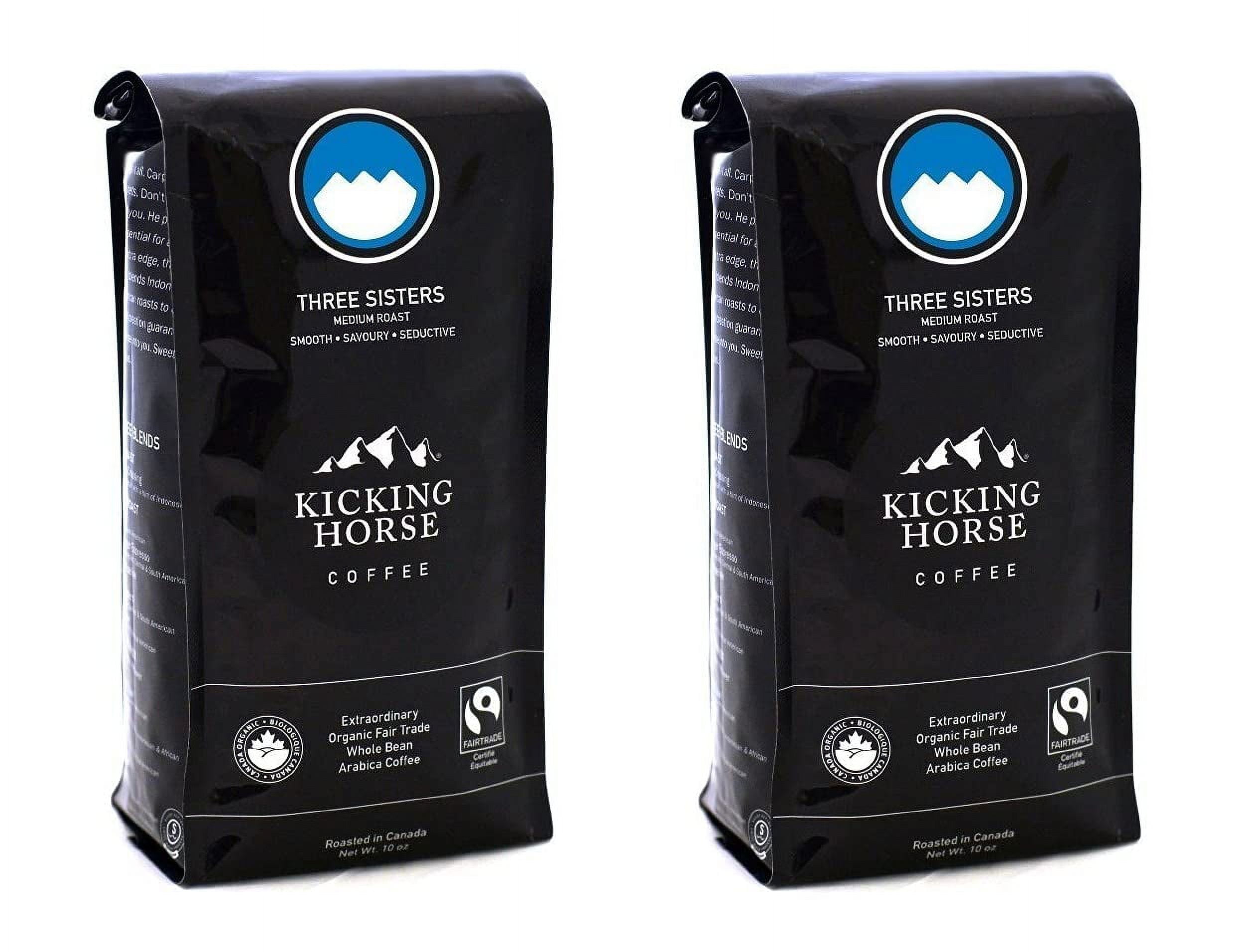 Whole Bea Coffee, ree Sisers Coffee Medium Roas, 10 Ouce (Pack fo 2 ...