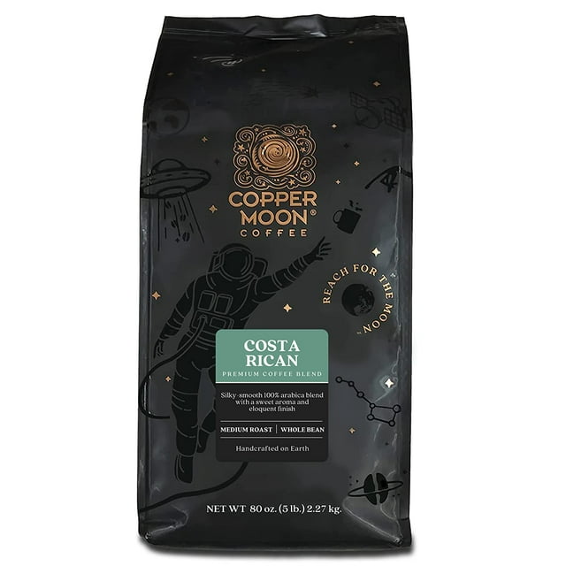 Whole Bean Coffee, Medium Roast, Costa Rican Blend, 5 Lb. - Walmart.com