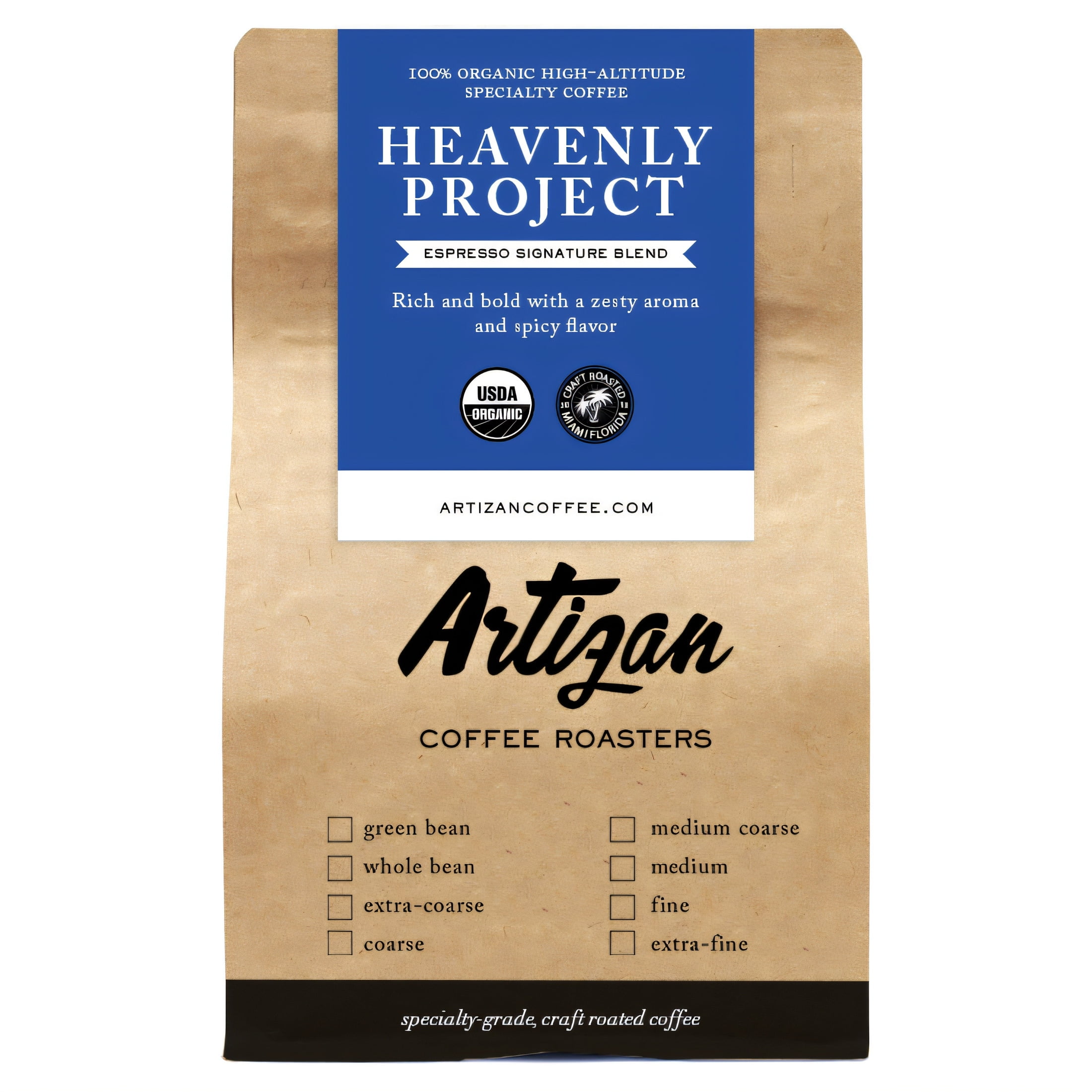 Whole Bean / Organic Heavenly Project - High Altitude Blend 2 Lbs - Walmart.com