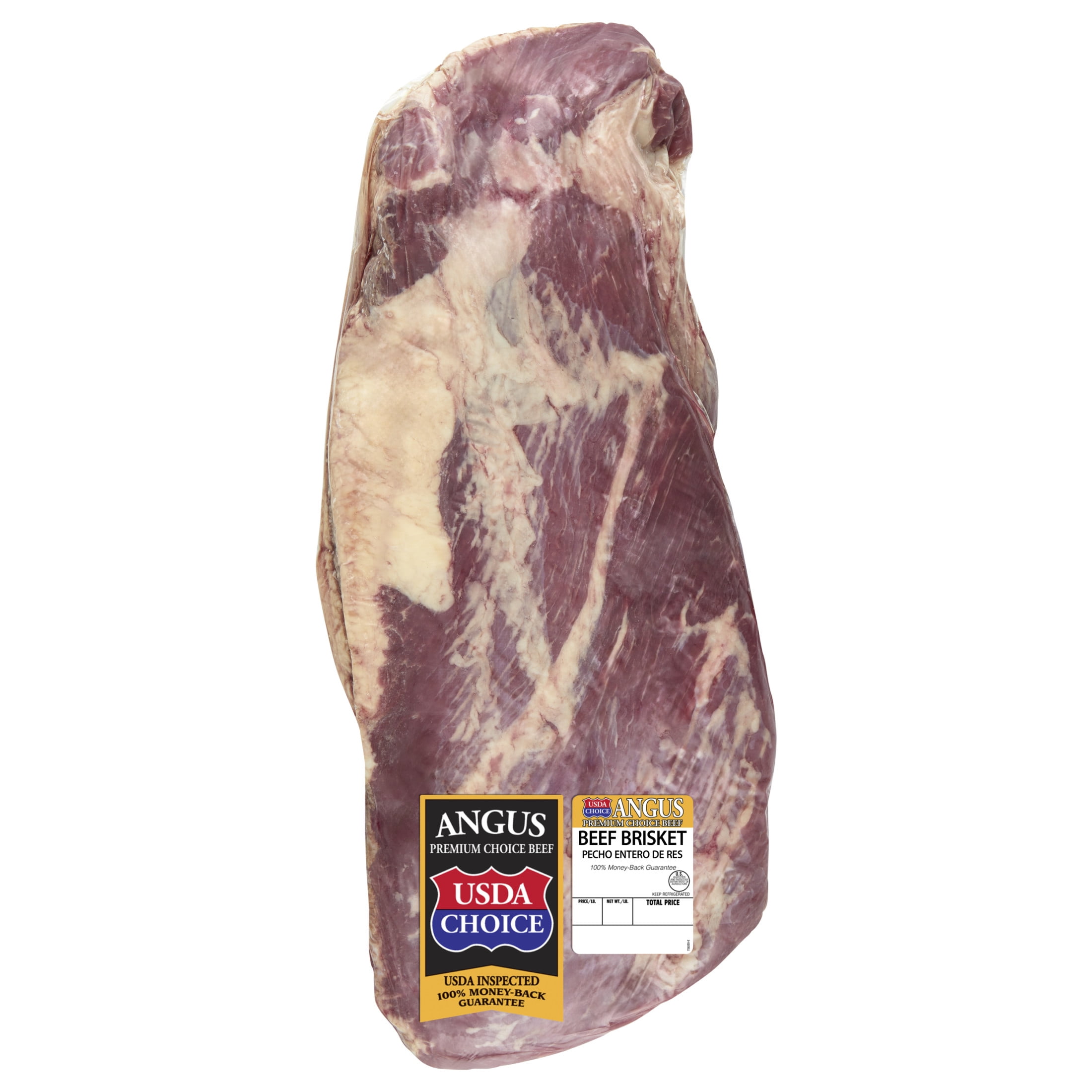 Whole Beef Brisket, Choice Beef, Fresh, Boneless, Vacuum Sealed, 12.30 ...