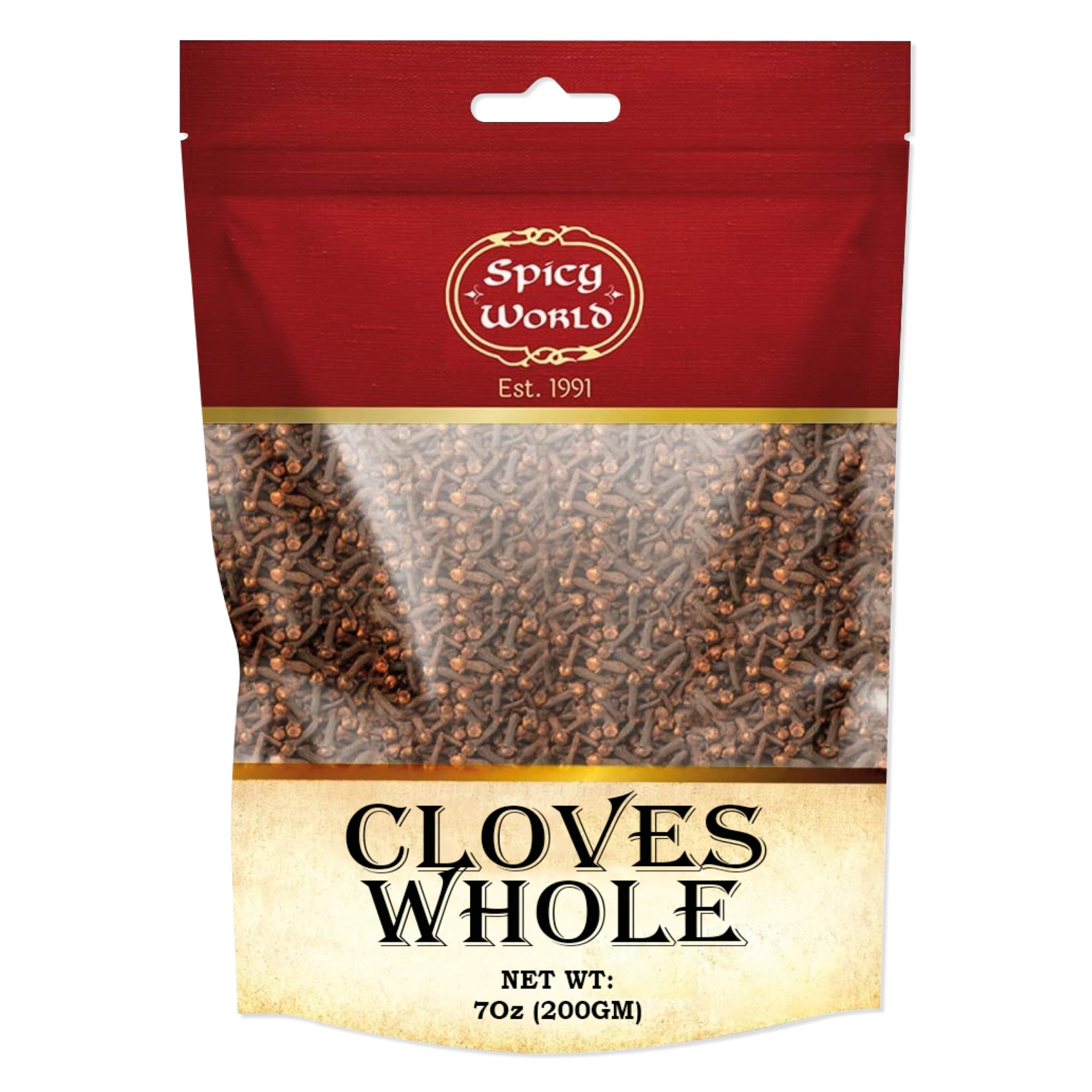 Whole Cloves 7 Oz Bag - Great for Foods, Tea, Pomander Balls, and even ...