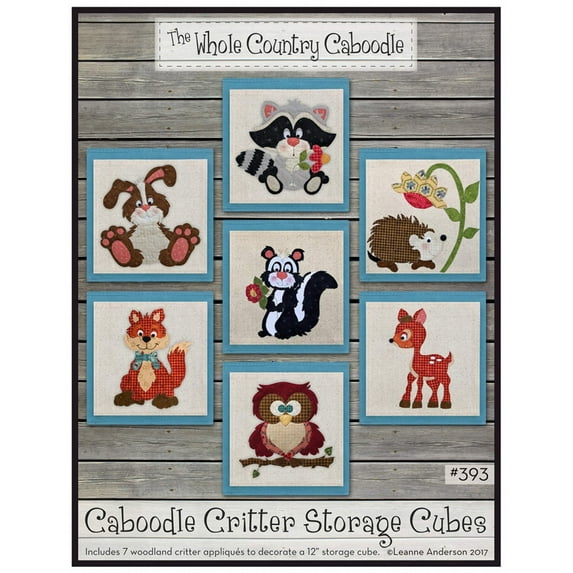 Whole Country Caboodle Critter Storage Cubes Ptrn - Walmart.com