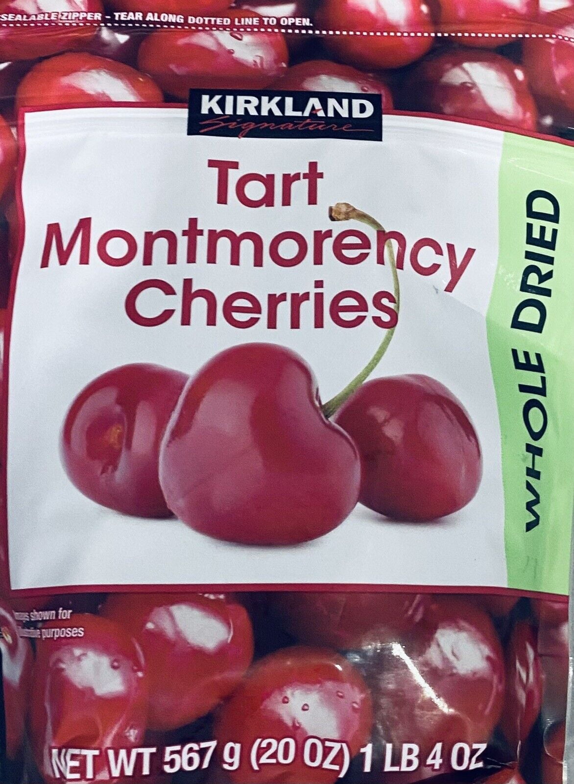 Whole Dried Tart Montmorency Cherries 20 Oz Bag - Walmart.com