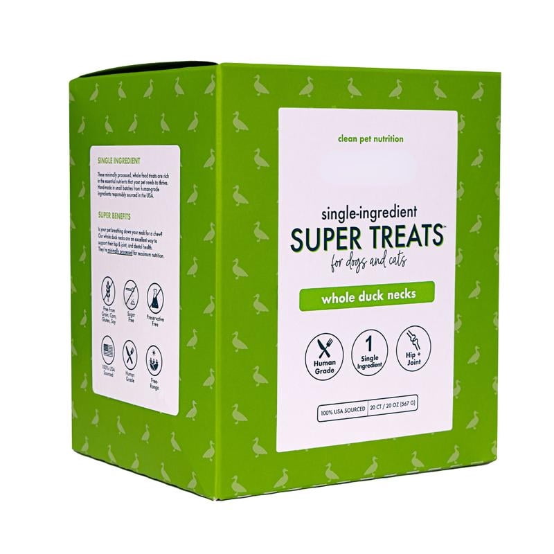 Whole Duck Neck Dental Treats for Dogs, Single Ingredient, Human Grade ...