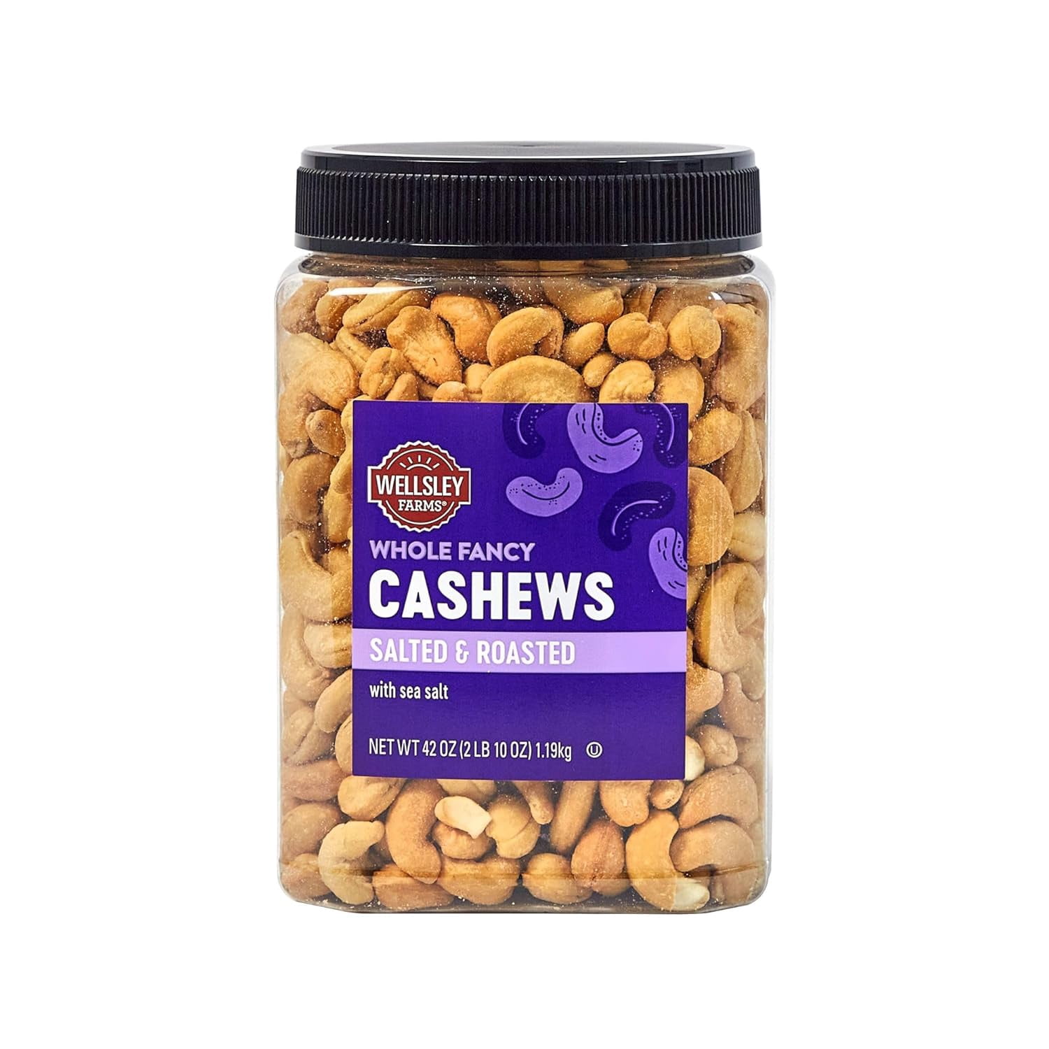 Whole Fancy Salted Roasted Whole Cashews, 42 Oz - Walmart.com