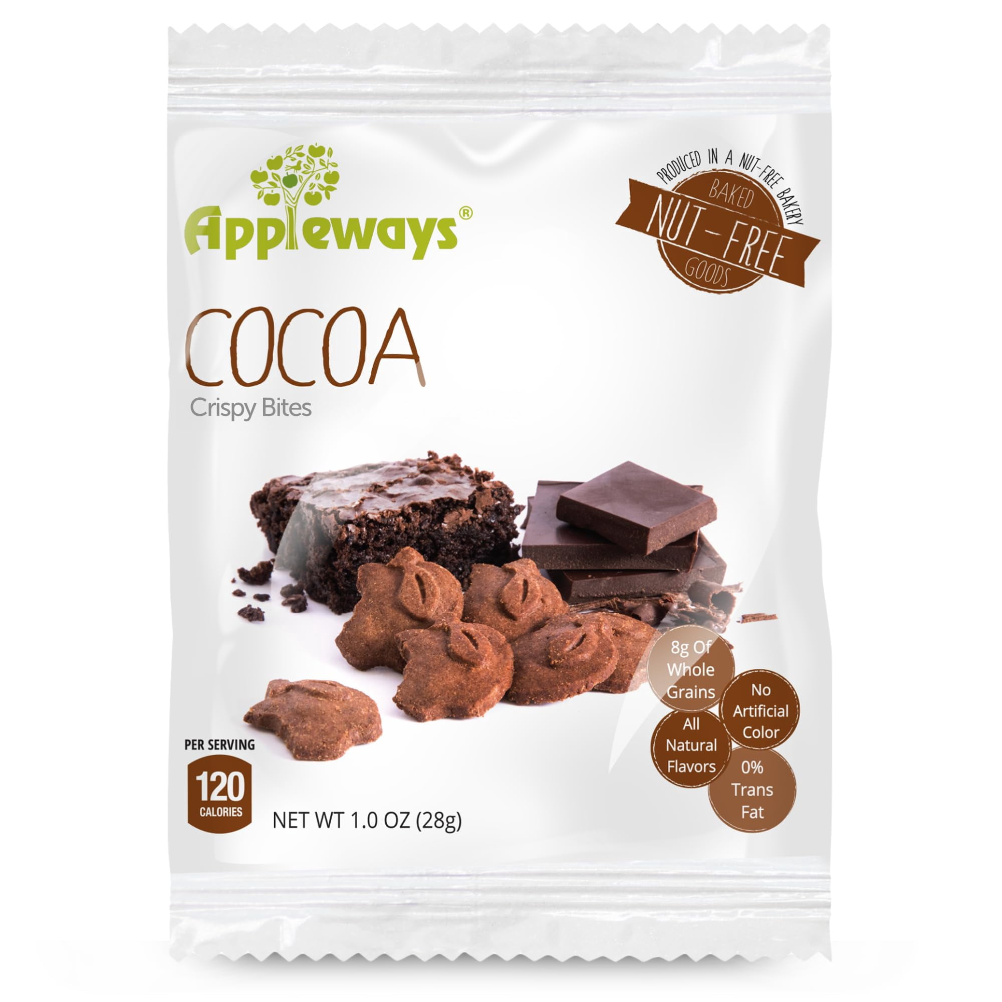 Whole Grain CocoaITSC Crispy Bites, All-Natural Individually Wrapped ...