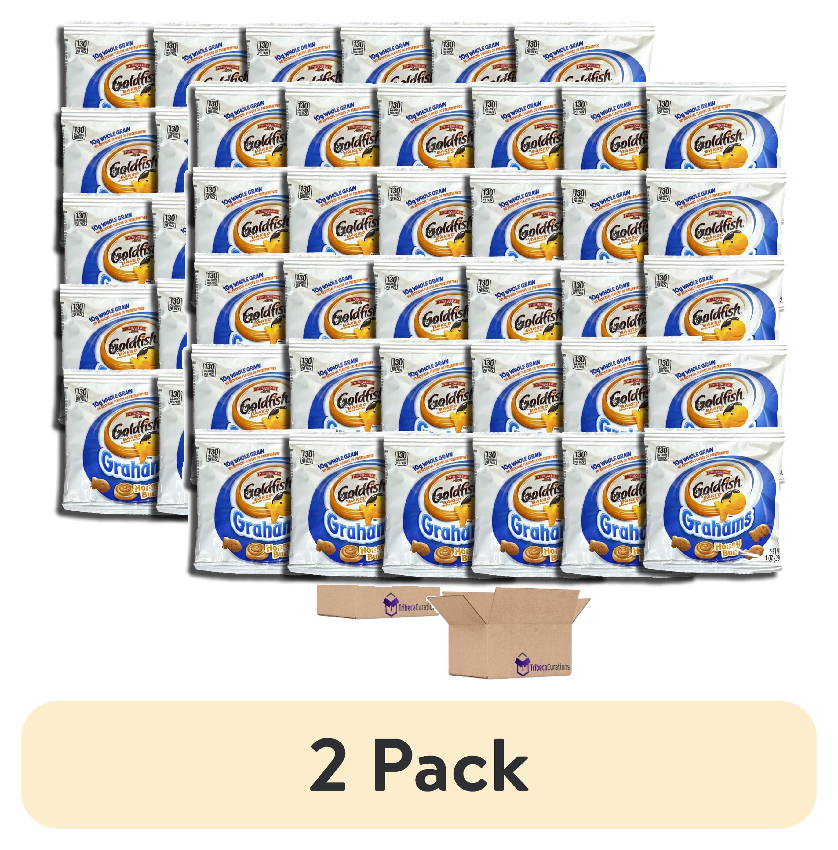 (2 pack) Goldfish Whole Grain Honey Bun Grahams To Go, 30 Packs ...