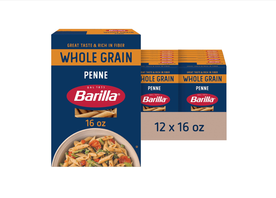 Whole Grain Penne Pasta, 16 oz. Box (Pack of 12) - Non-GMO, Made With ...