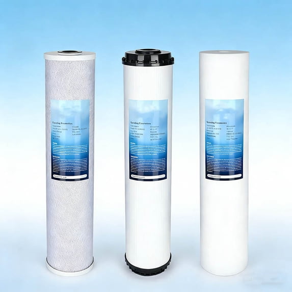 Whole House Water Filter Set Replacement Pack with Sediment, KDF High ...