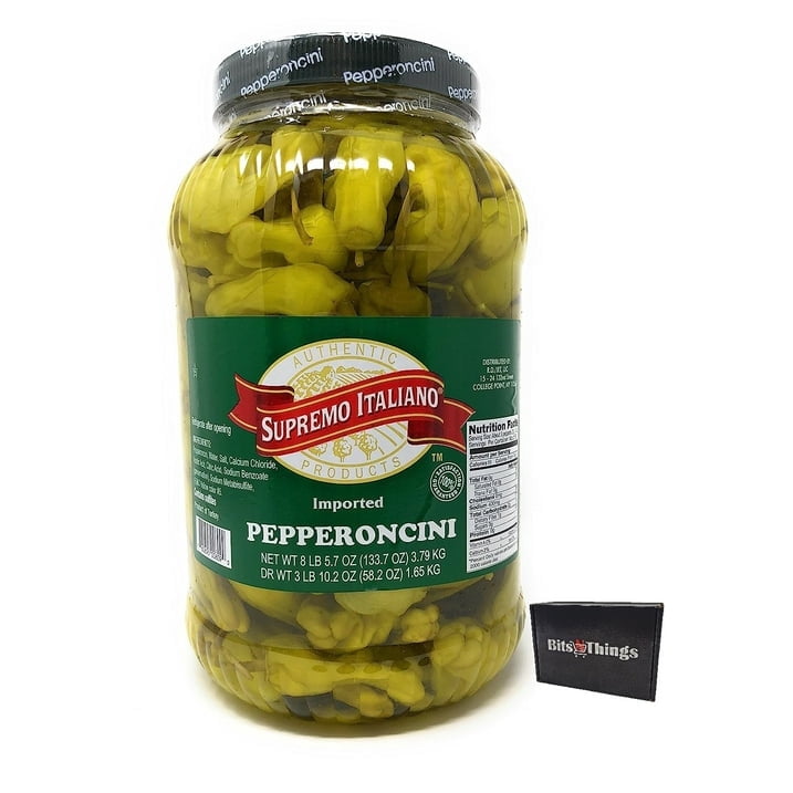 Imported Mild Whole Pepperoncini in 1 Gallon Jar - Walmart.com