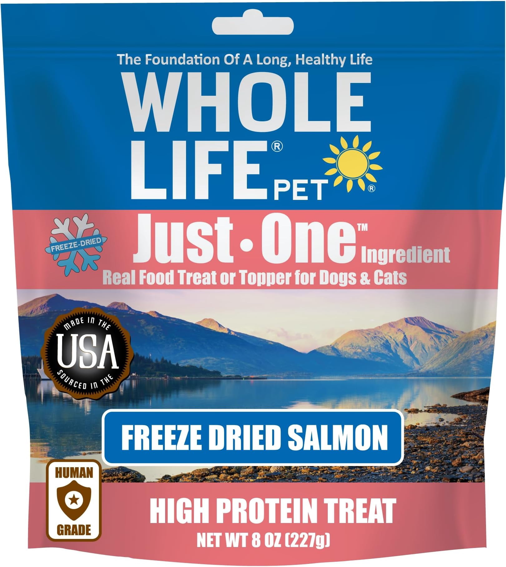 Whole Life Pet Just One Salmon Dog and Cat Value Packs - Human Grade ...
