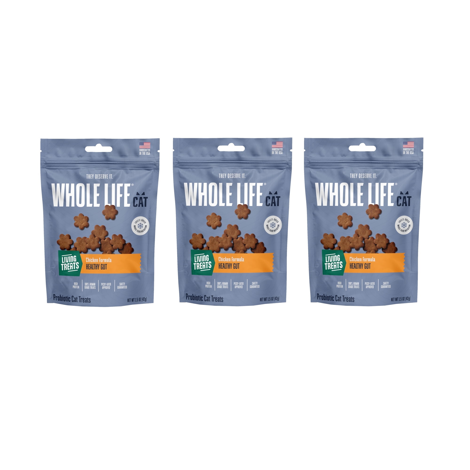 Whole Life Pet Living Treats – Healthy Gut Probiotic Snack For Cat, 1 ...