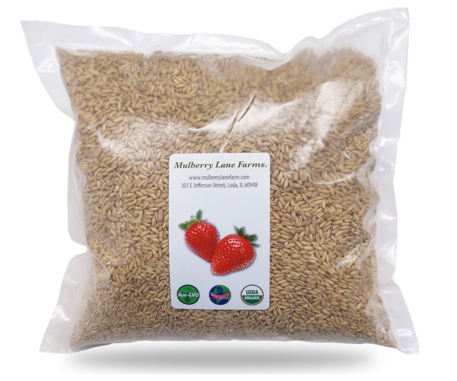 Whole Oats 5 Pounds (Five lbs) Hulled, Groats, USDA Certified Organic ...