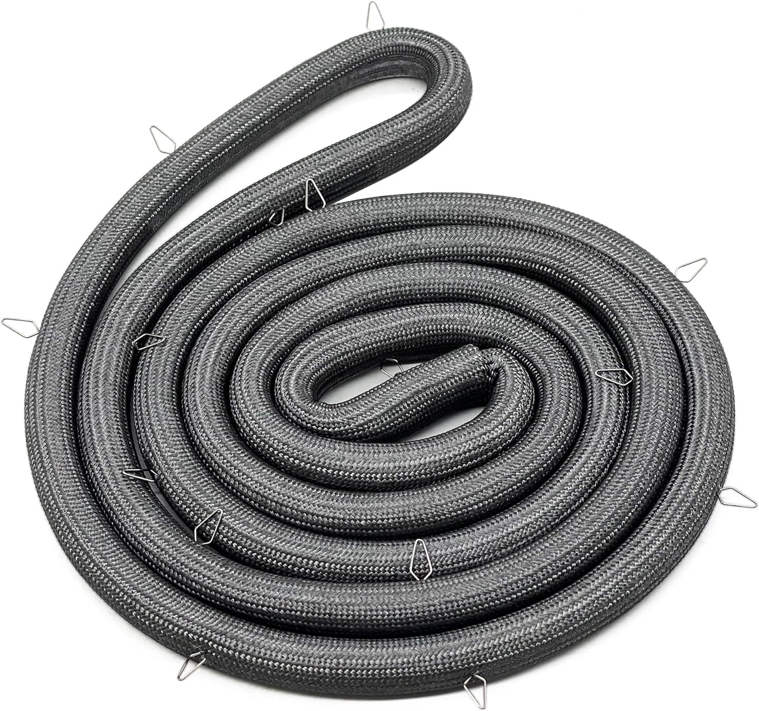 Whole Parts Range Oven Door Seal Gasket (Including 25 Mounting Clips ...