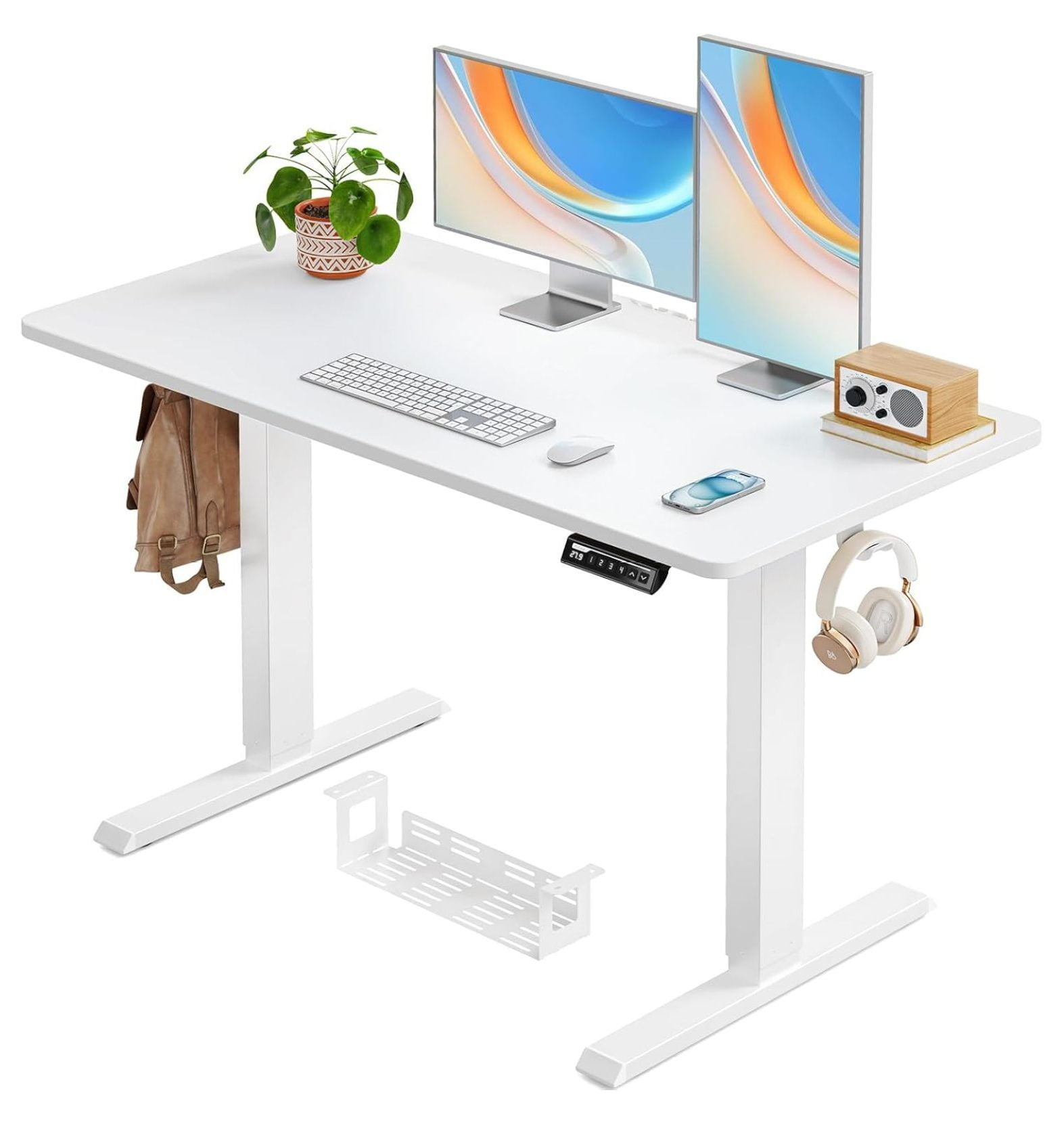 Whole Piece Standing Desk, 48x24 inch Adjustable Stand Up Desk with ...