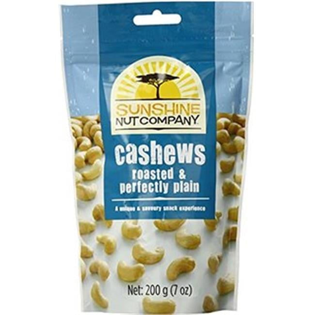 Sunshine Nut Company 7 Ounce Perfectly Plain Roasted Cashews - Walmart.com