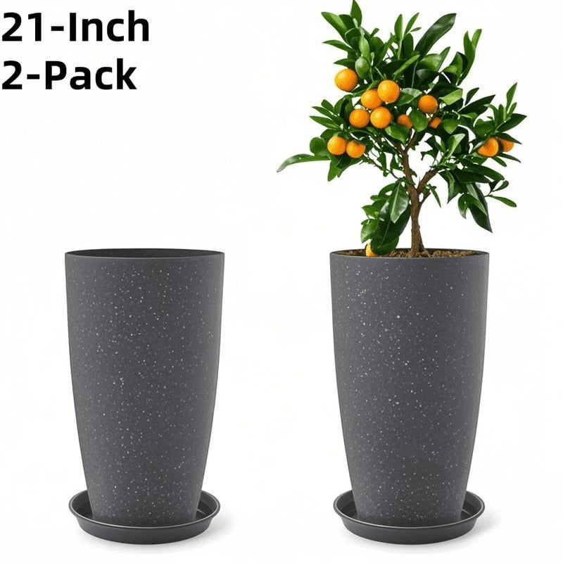 Whole Sale Deals 2-Pack 21-Inch Extra Large Tree Planters – All-Weather ...