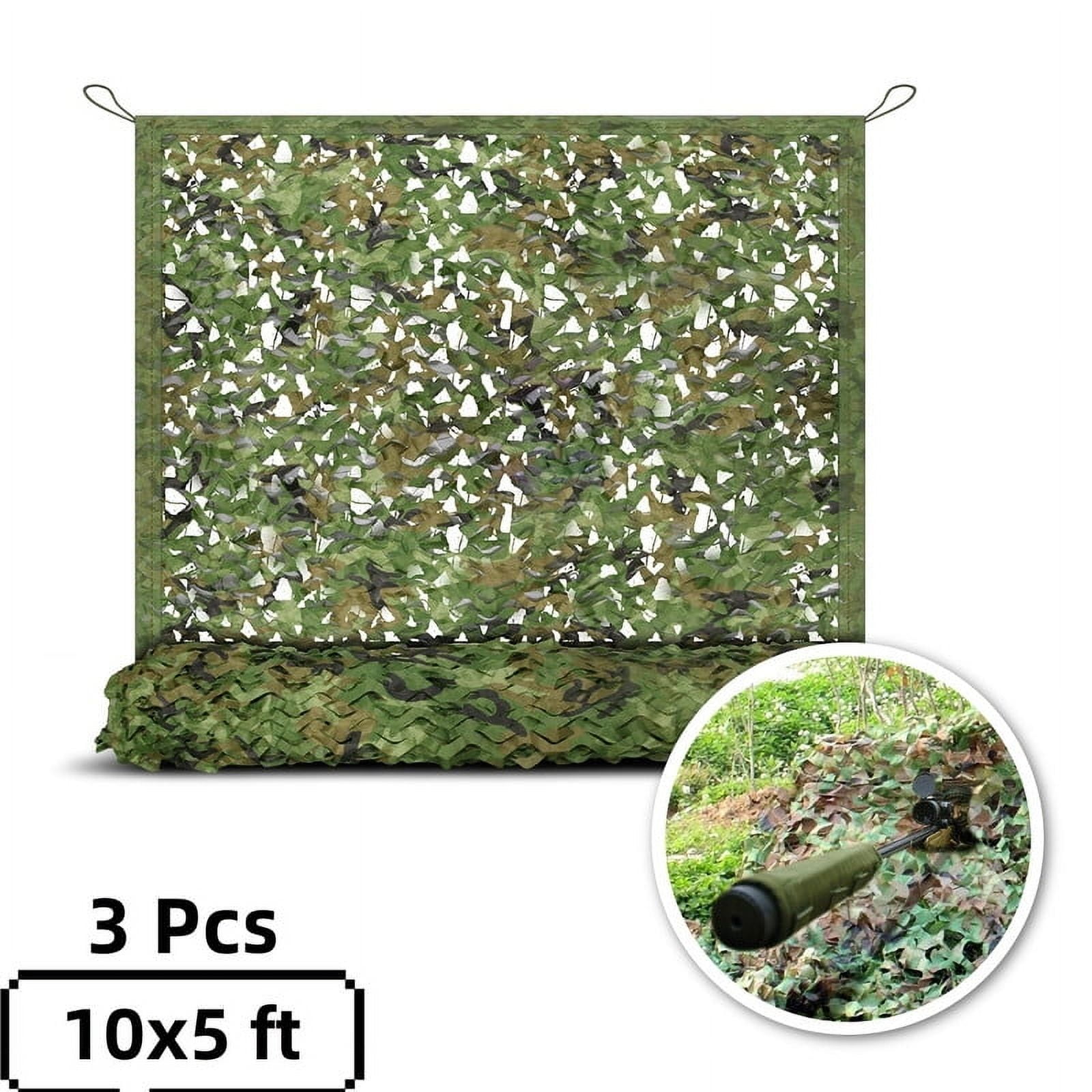 Whole Sale Deals 3 Pack Maple Leaf Camo Netting - 10ft x 5ft Heavy-Duty ...