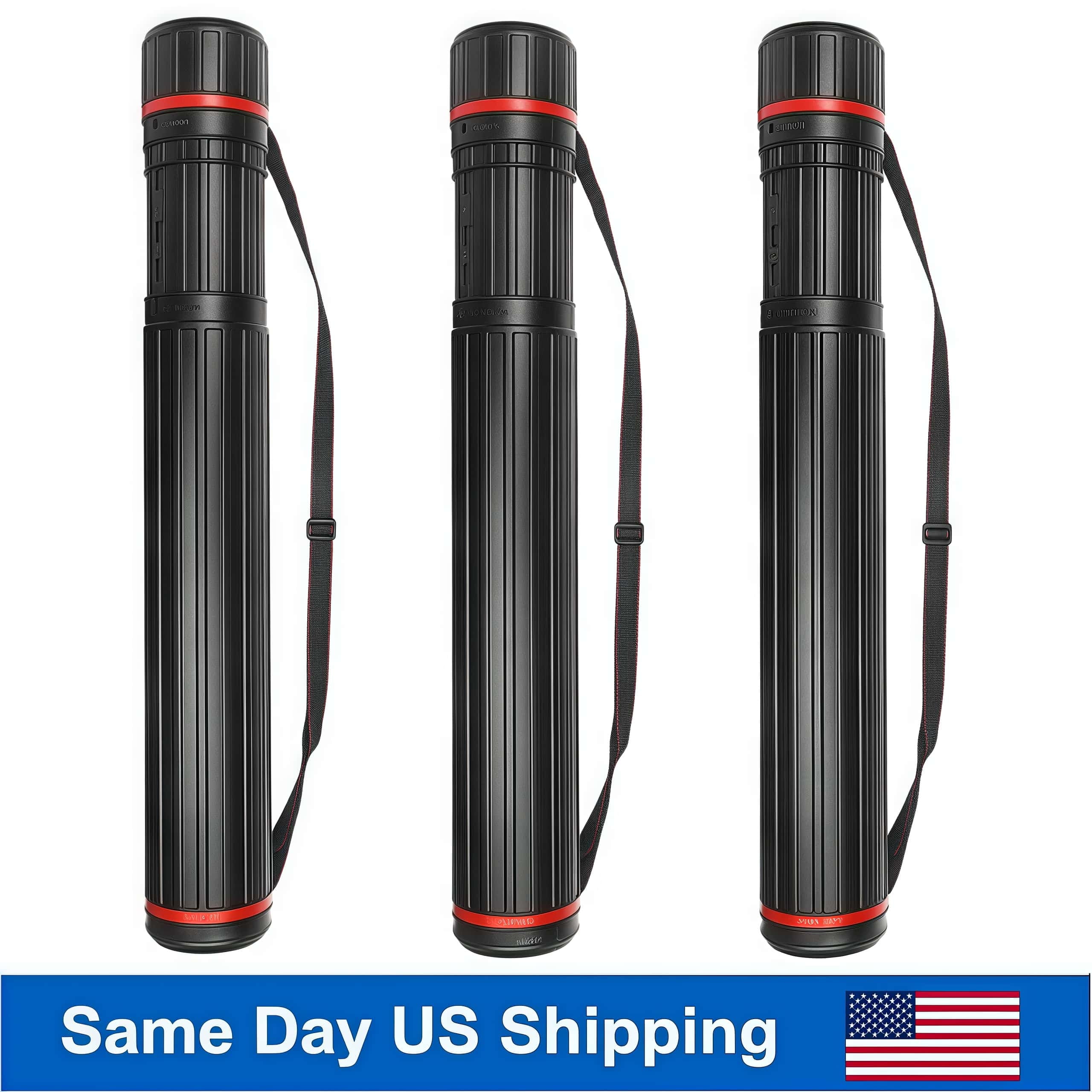 Whole Sale Deals 30"-53" Portable Telescoping Poster Tube with Strap ...
