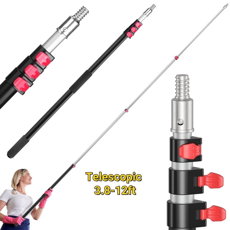 Whole Sale Deals 4-12FT Heavy Duty Telescopic Pole, Flip Lock ...