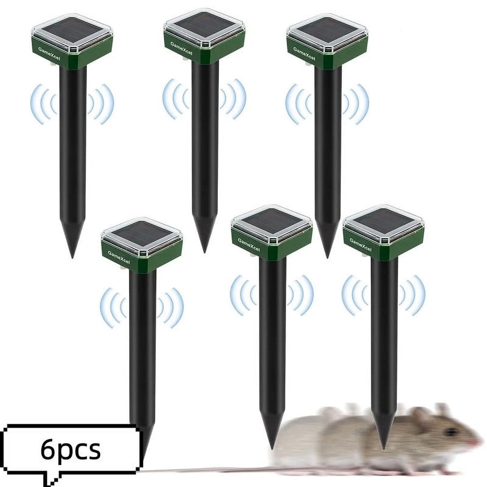 Whole Sale Deals 6 Pcs Solar-Powered Ultrasonic Pest Repeller - Outdoor ...