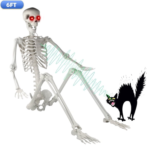 Whole Sale Deals 6FT Terror-Eye Animated Halloween Skeleton - Motion ...