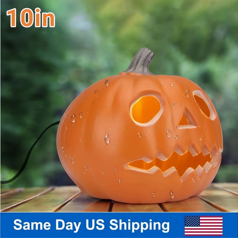 Whole Sale Deals 9" LED Silly Face Pumpkin Light - Hilarious Comical ...