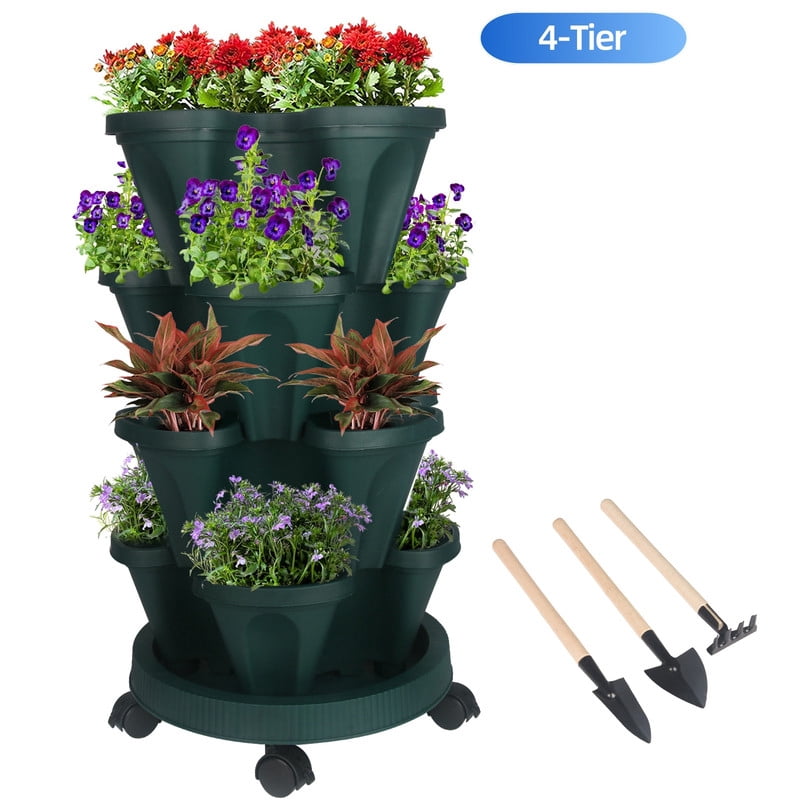Whole Sale Deals Smart Space Vertical Planter 4-Tier Tower with Bonus ...