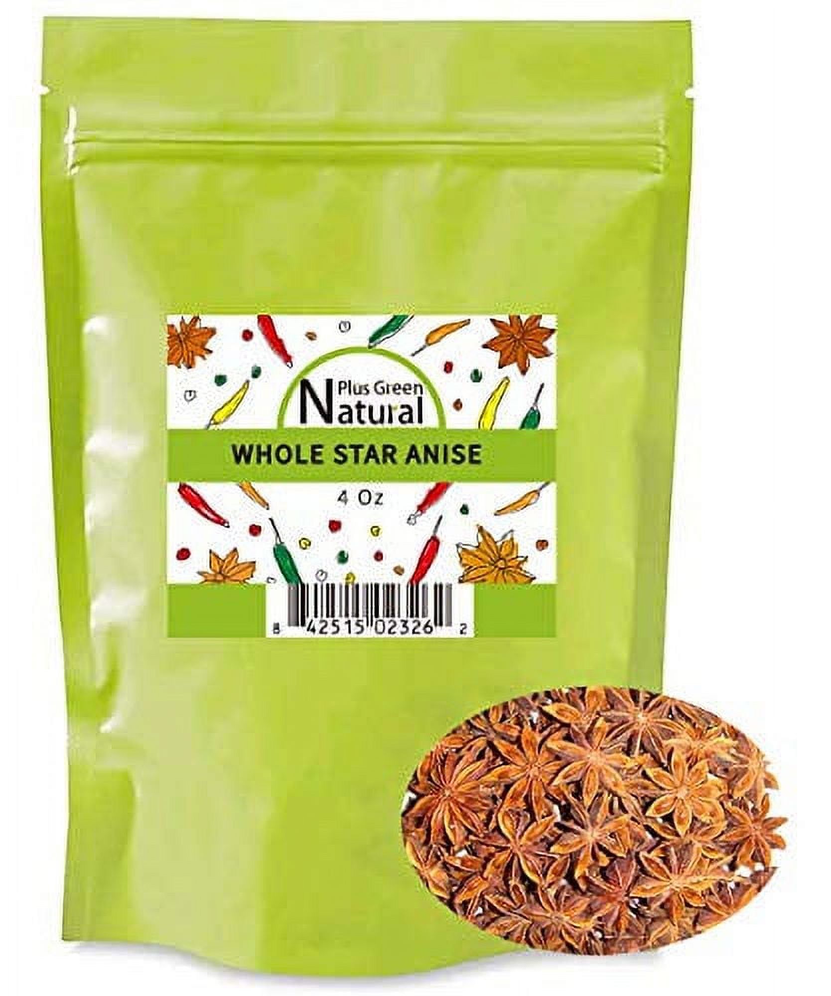 The Spice Way Star Anise – Whole Spice – 100% Natural - Resealable ...