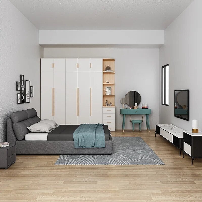 Whole Wardrobe Plate-Type Full Set of Assembled Furniture Simple ...