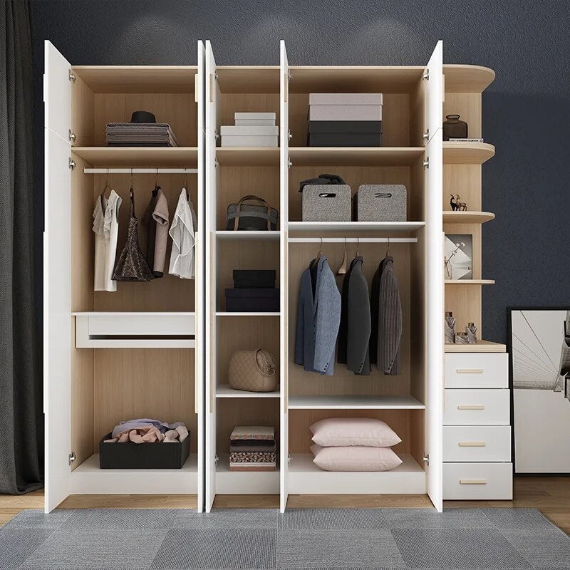 Whole Wardrobe Plate-Type Full Set of Assembled Furniture Simple ...