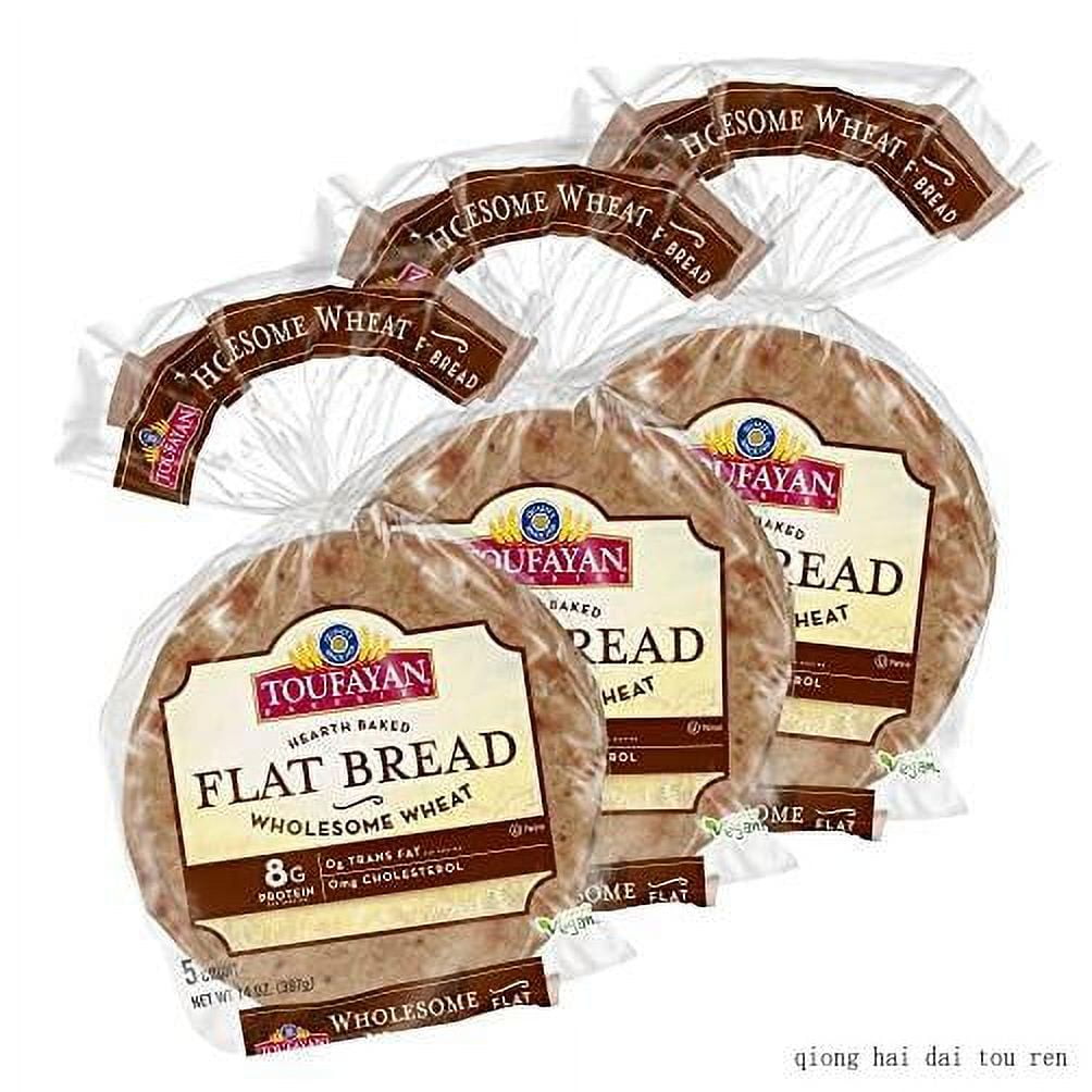 , Whole Wheat Mediterranean Flatbread | Vegan | Cholesterol Free ...
