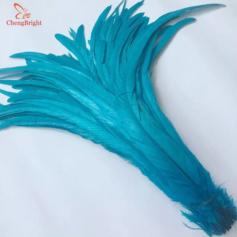 Wholesale 100PCS 30-35CM Natural Rooster tail Feathers For Decoration ...
