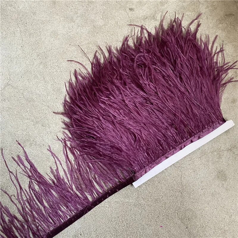 Wholesale 10Yard High Quality Ostrich Feather Trim Fringe Feather ...