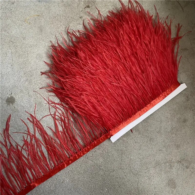 Wholesale 10Yard High Quality Ostrich Feather Trim Fringe Feather ...