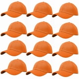 Wholesale 12-Pack Plain Baseball Cap Adjustable Solid Blank Curved Sun ...