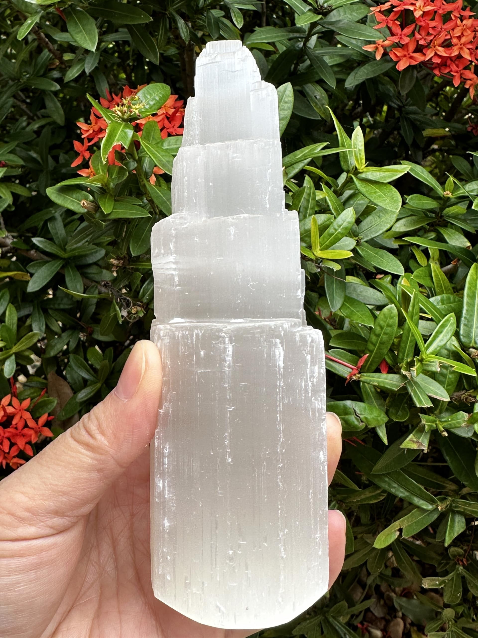 Wholesale 6" Selenite Skyscraper Tower, Large Selenite Skyscraper, Selenite Point, Gypsum ...
